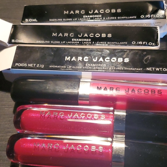 Marc Jacobs | Makeup | Marc Jacobs Trio Of Lip Gloss Free Gift | Poshmark